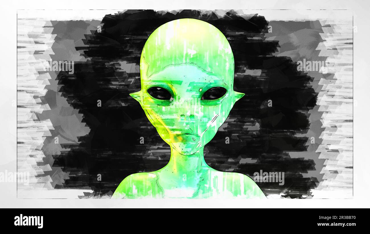 Artistic alien portrait hi-res stock photography and images - Alamy
