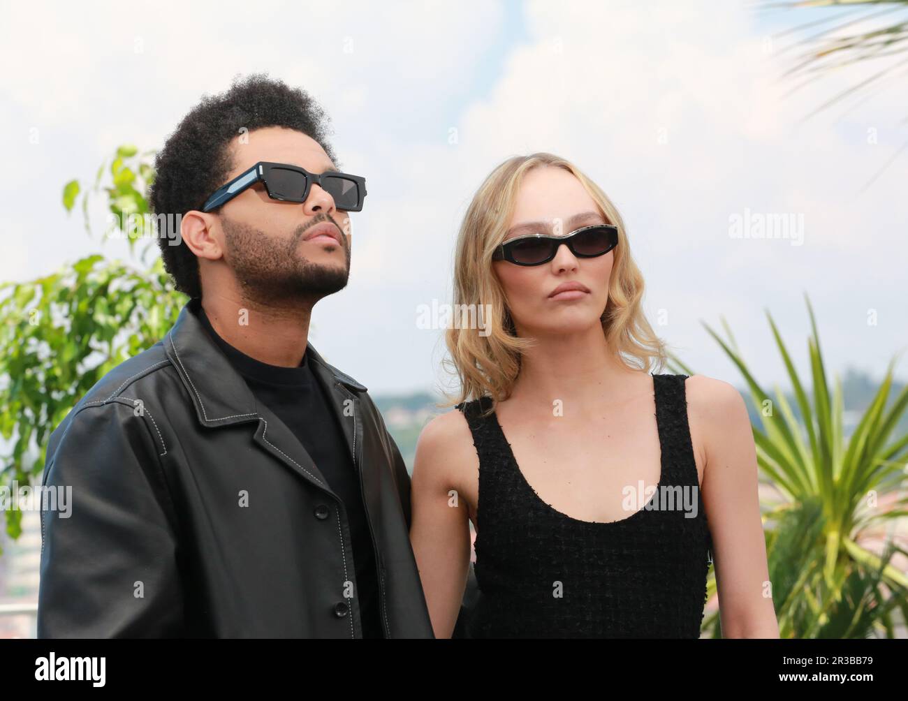 Cannes, France, 23rd May, 2023. Abel 'The Weeknd' Tesfaye and Lily-Rose ...