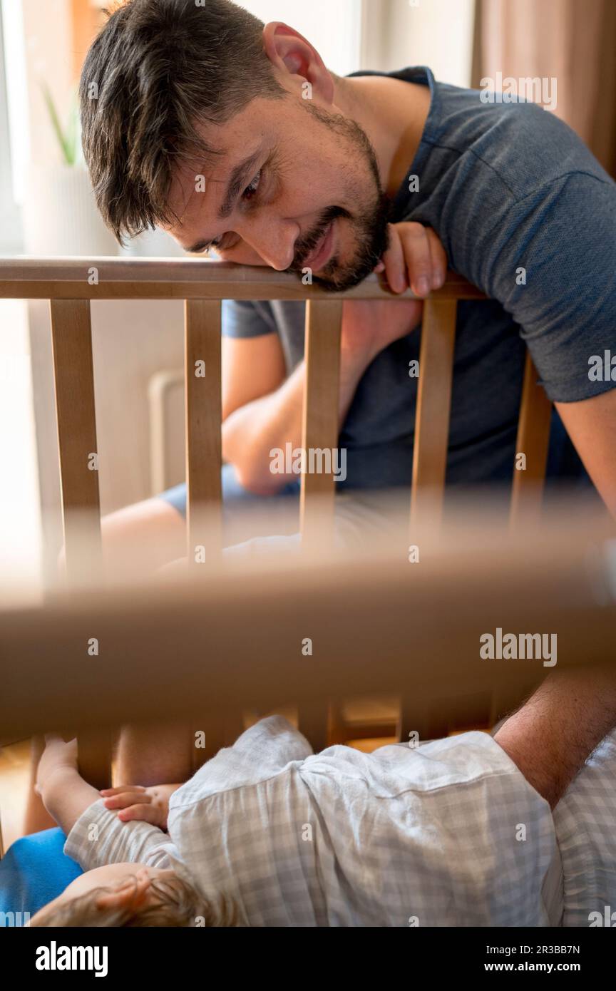 Man boy sleep in hi-res stock photography and images - Alamy