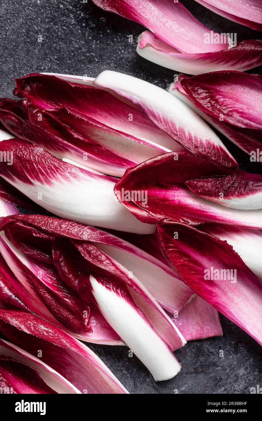 One fresh red chicory hi-res stock photography and images - Alamy