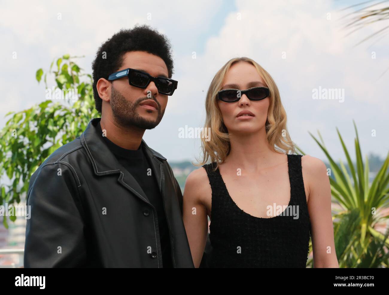 Cannes, France, 23rd May, 2023. Abel 'The Weeknd' Tesfaye and Lily-Rose ...