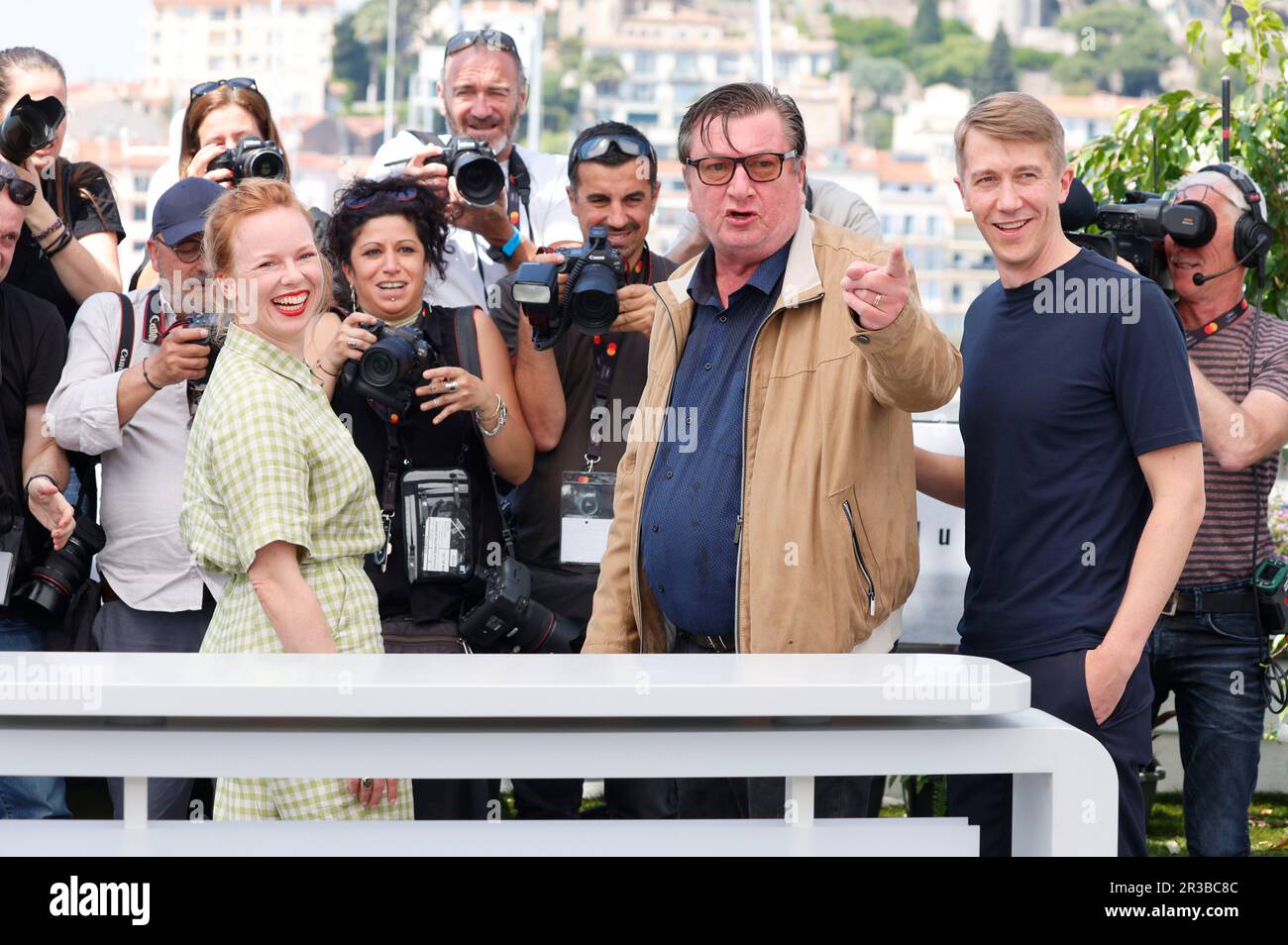 Alma Pöysti, Aki Kaurismäki und Jussi Vatanen beim Photocall zum ...