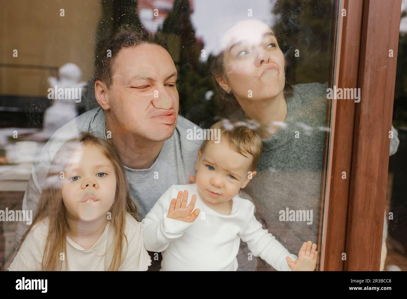 Pressing of noses hi-res stock photography and images - Alamy