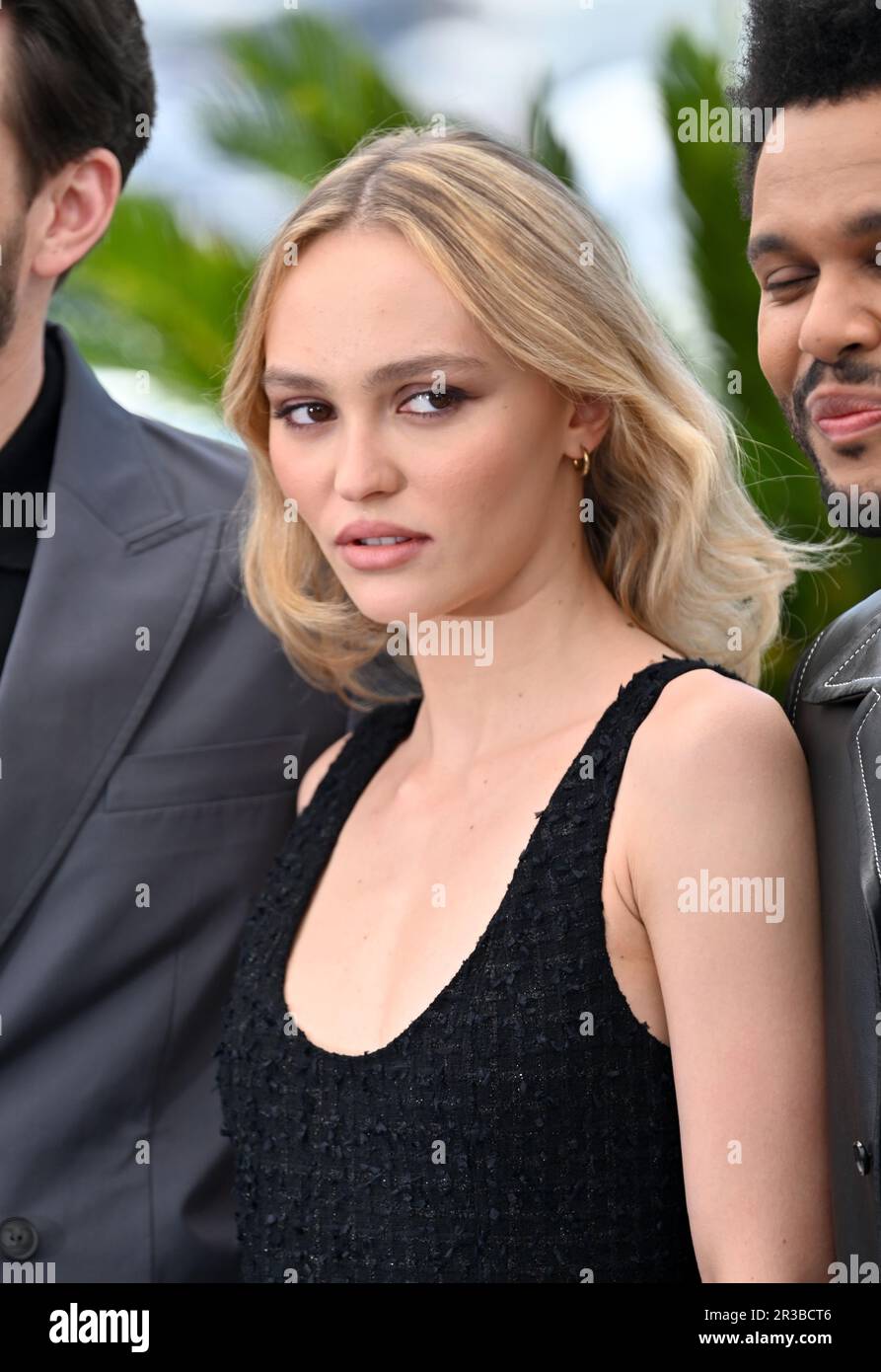 Cannes, France. 23rd May, 2023. CANNES, FRANCE. May 23, 2023: Lily-Rose Depp at the photocall ...