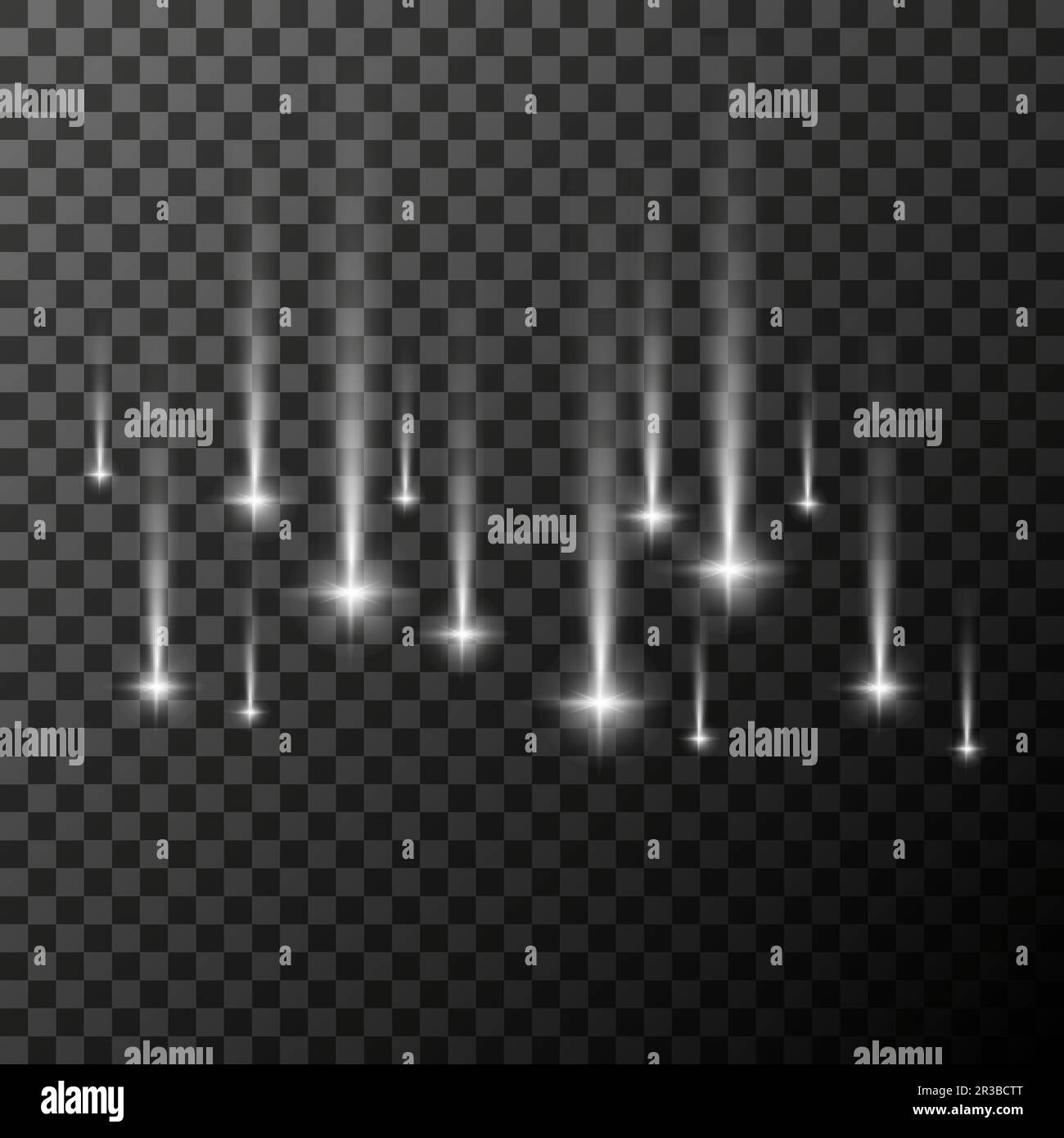 flash meteorite vector glitter on a transparent background Stock Vector ...