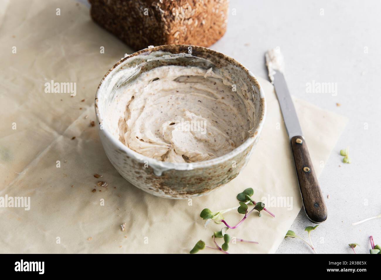 Mustard spread on bread hi-res stock photography and images - Alamy