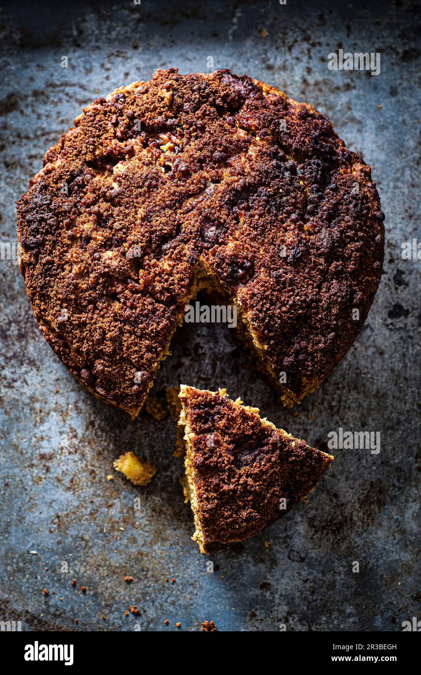 Rustic apple and spelt tart Stock Photo - Alamy