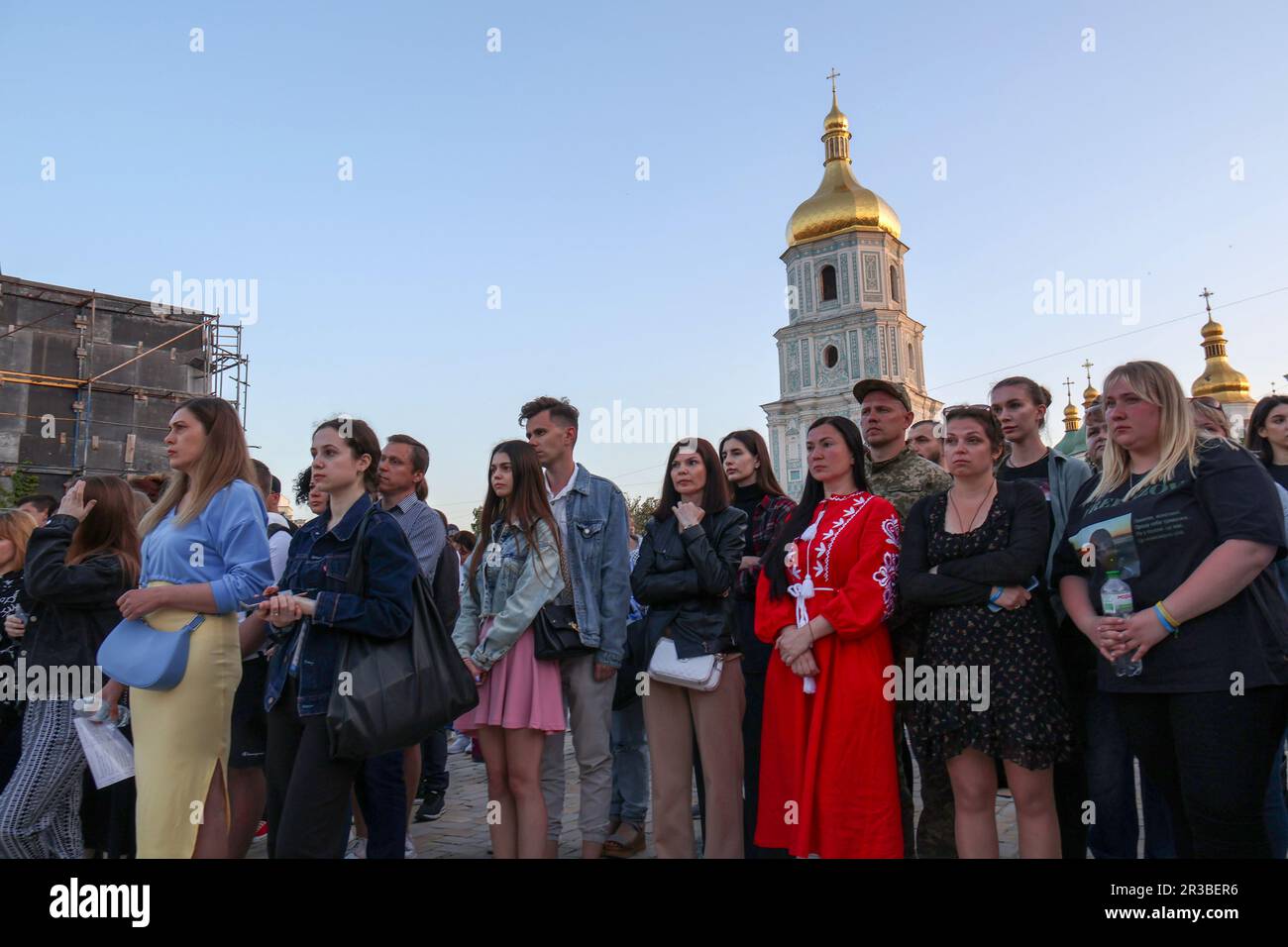 KYIV, UKRAINE - MAY 20, 2023 - The inauguration of the installation ...