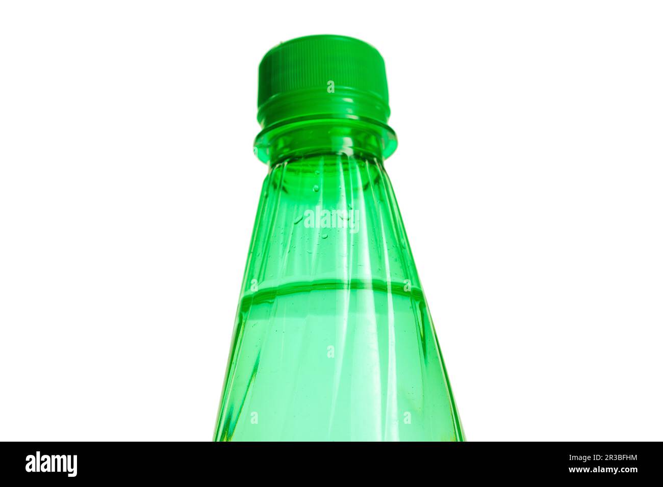 Mineral water bottles isolated on white background Stock Photo - Alamy