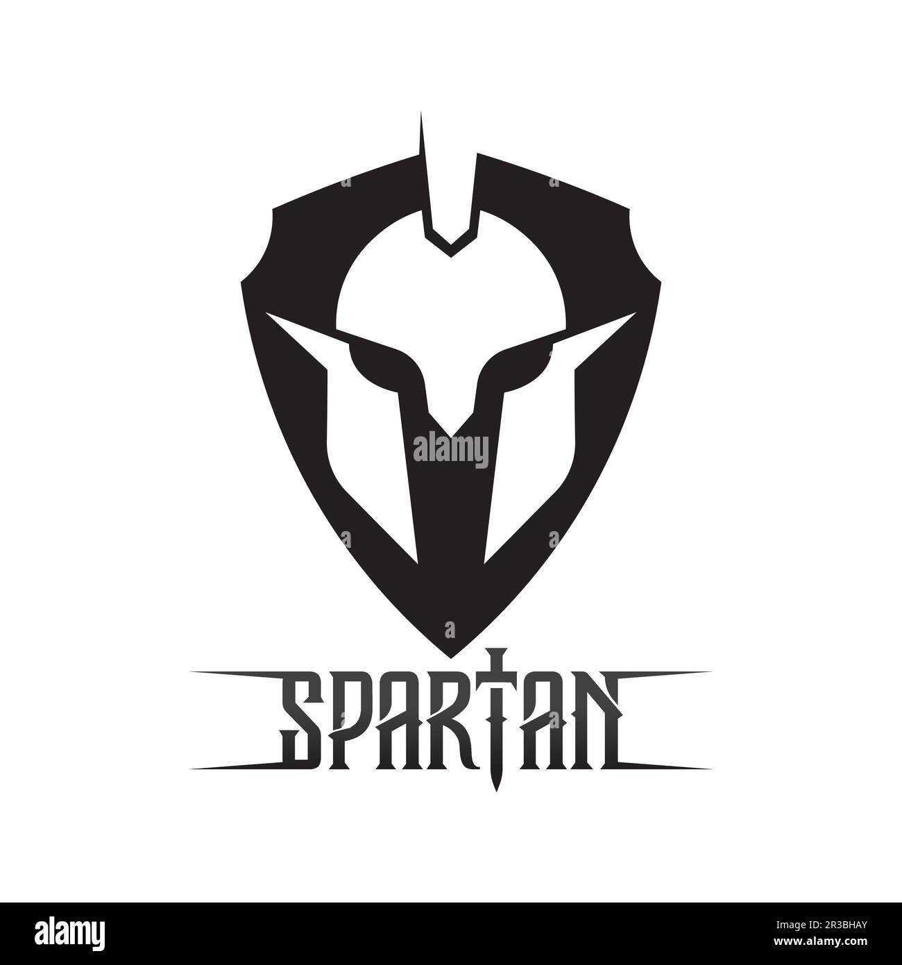 spartan and gladiator logo icon designs vector Stock Vector Image & Art ...