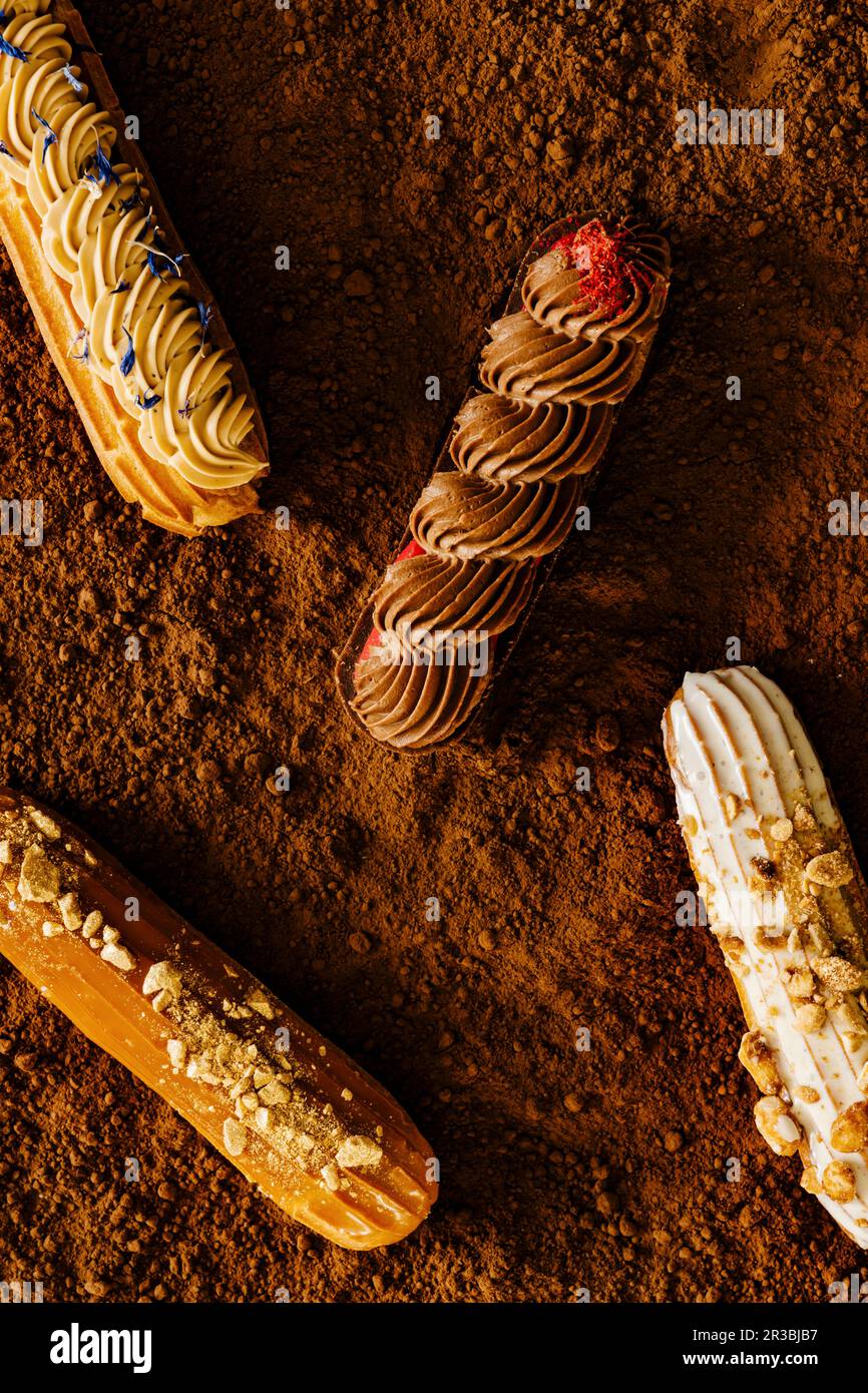 Cocoa powder texture hi-res stock photography and images - Alamy