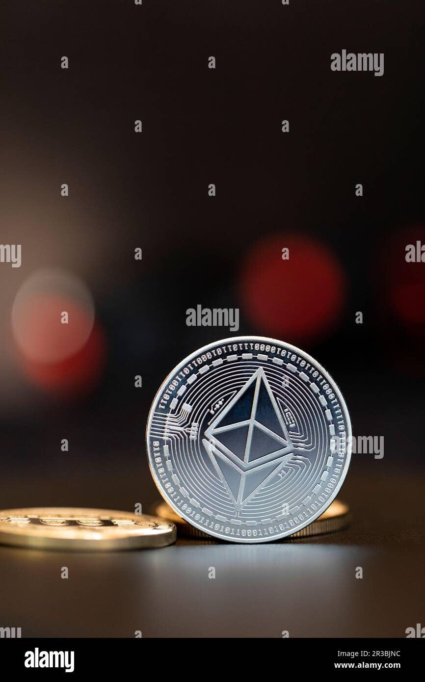 Ethereum coin hi-res stock photography and images - Alamy