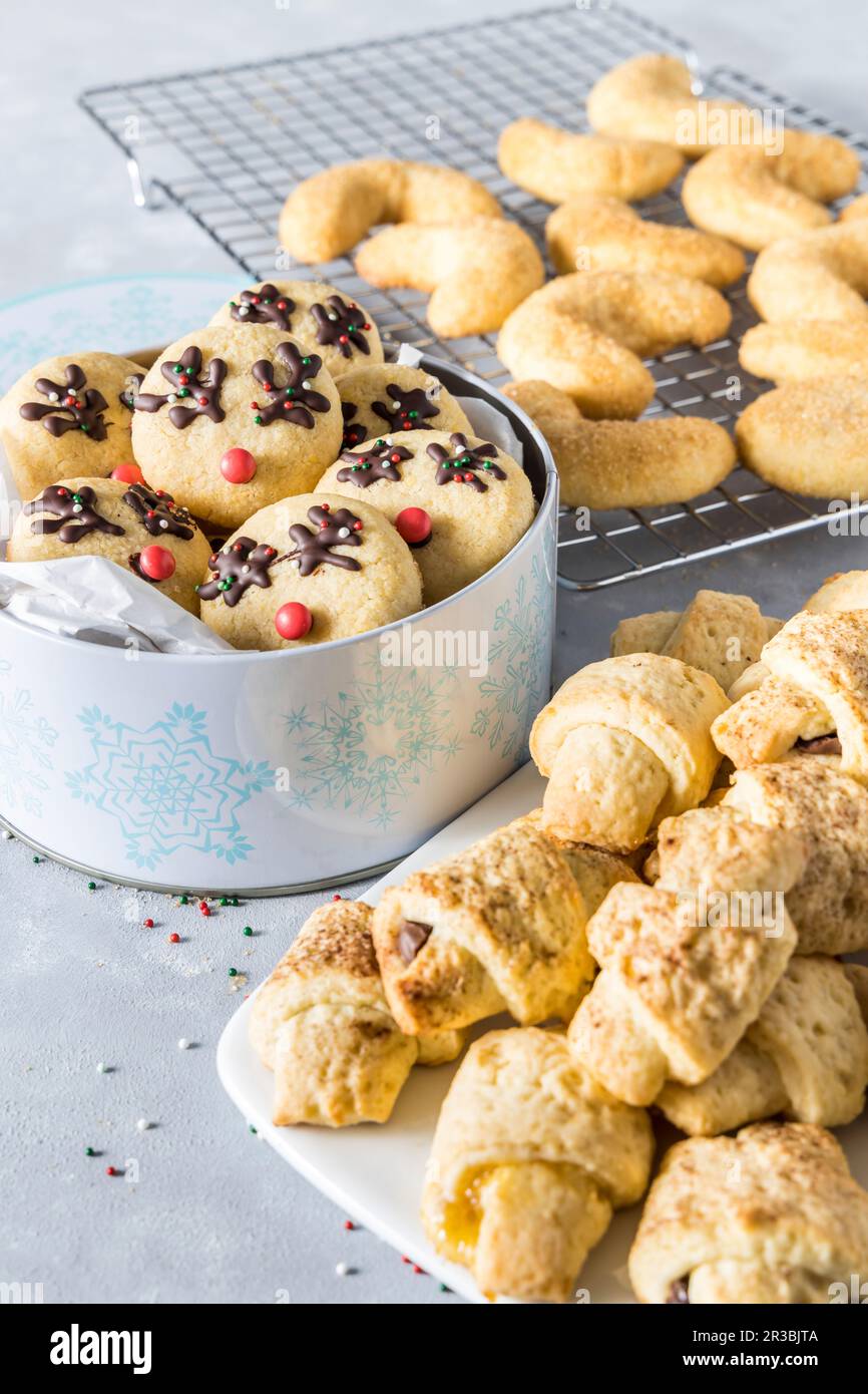 Christmas cookie set Stock Photo - Alamy