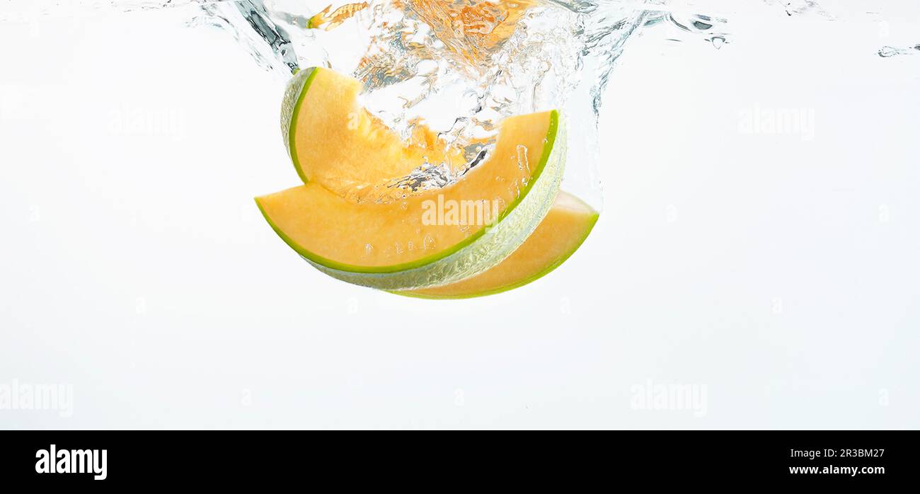 Melon falling hi-res stock photography and images - Alamy