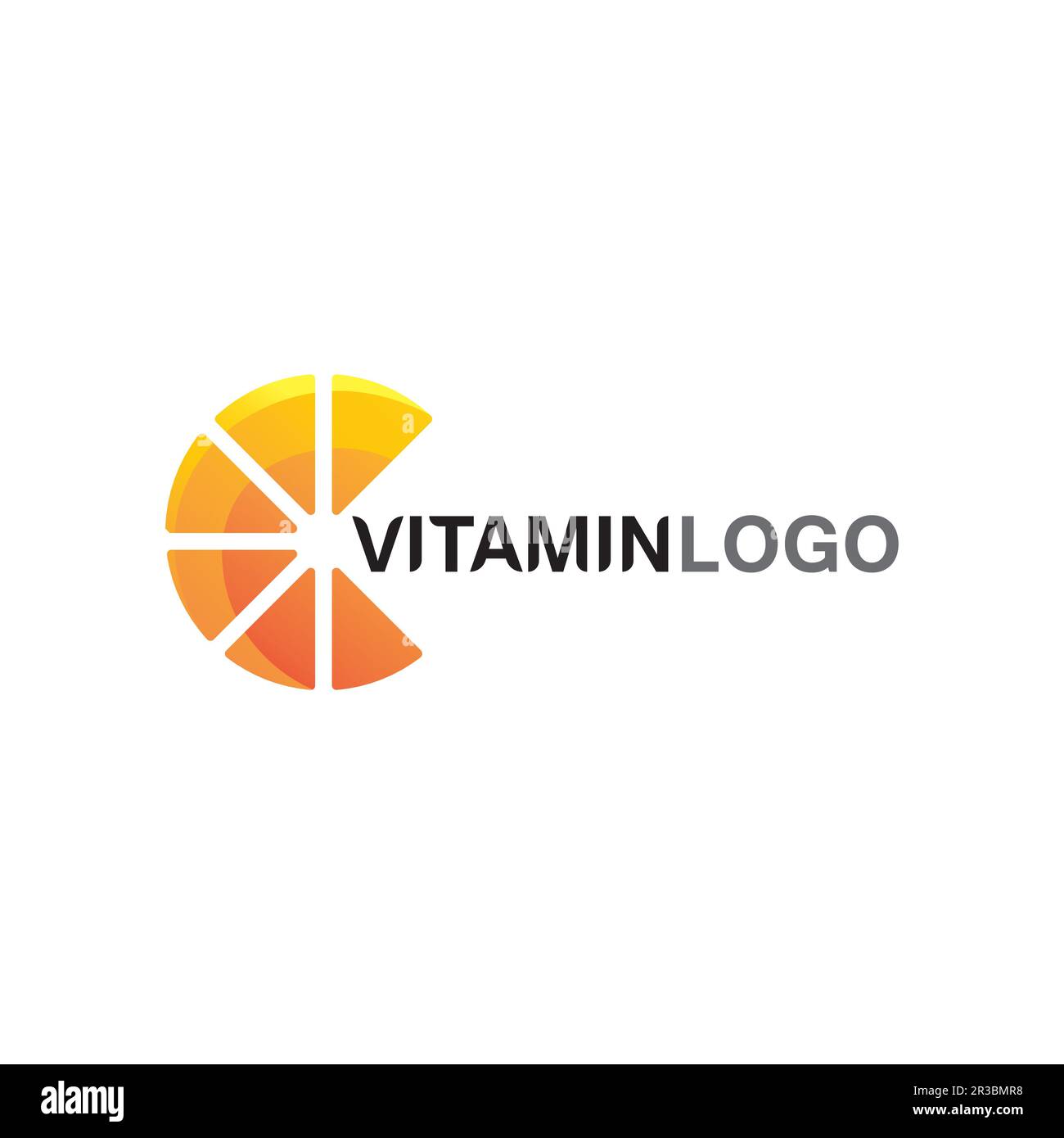 vitamin c logo vector design vector icon health nutrition Stock Vector ...