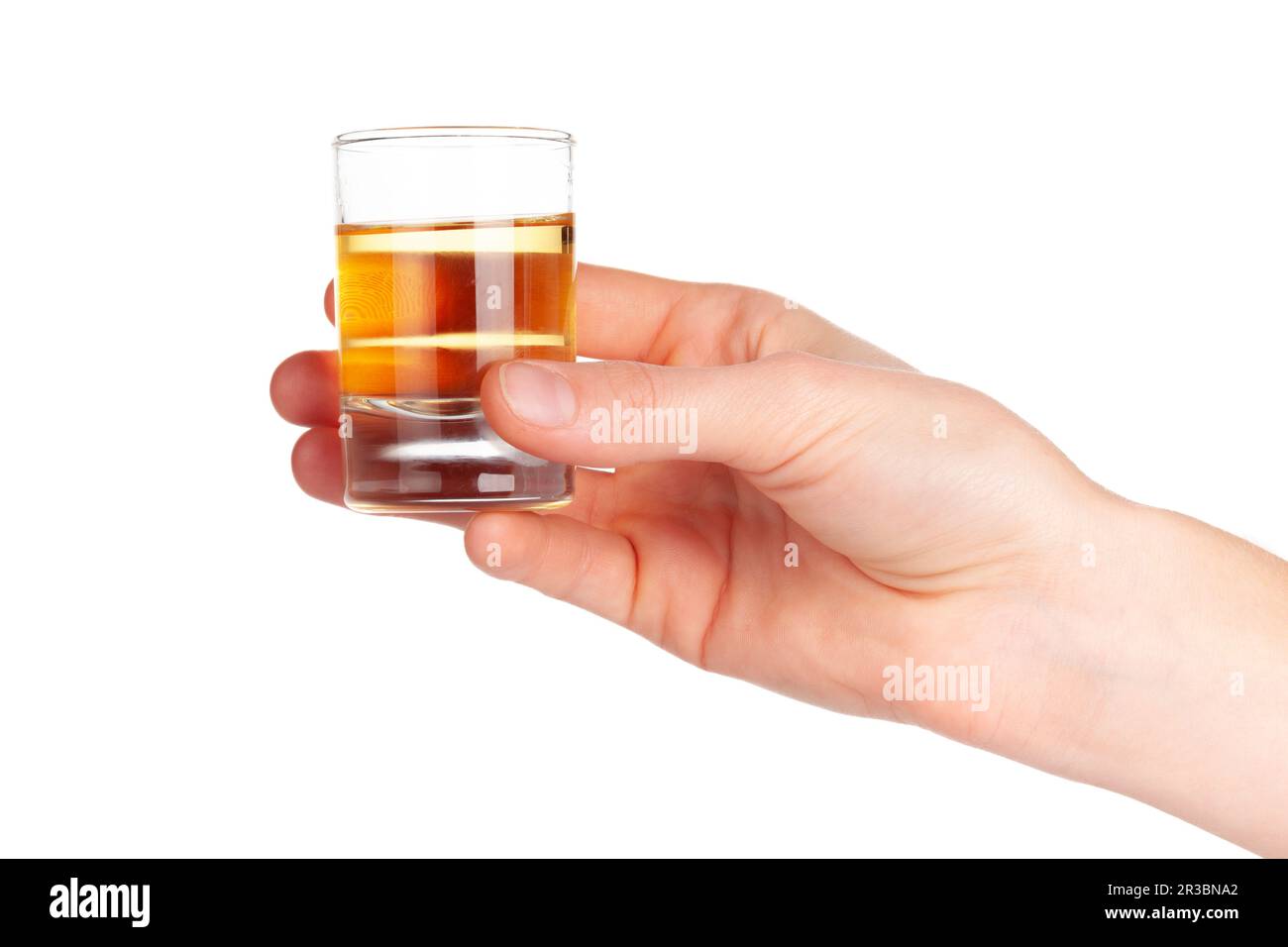 Mans hand holding liquor glass hi-res stock photography and images - Alamy
