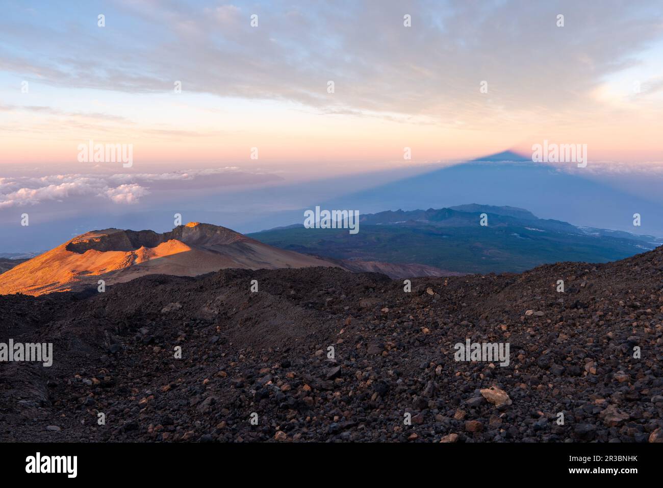 Longest shadow in the world. Teide's shadow is the biggest shadow ...