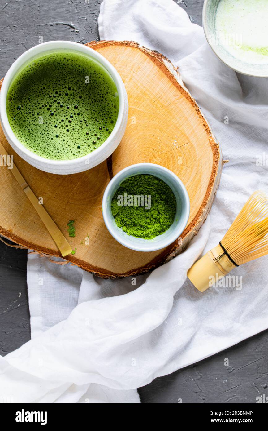 Matcha tea preparation hi-res stock photography and images - Alamy