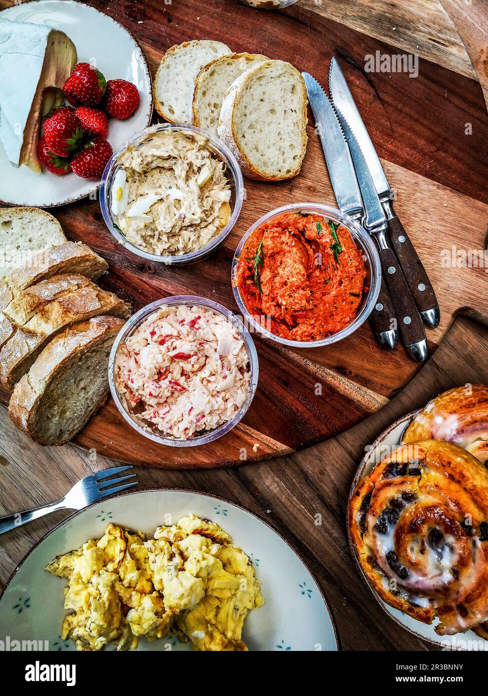Spreads for brunch Stock Photo - Alamy