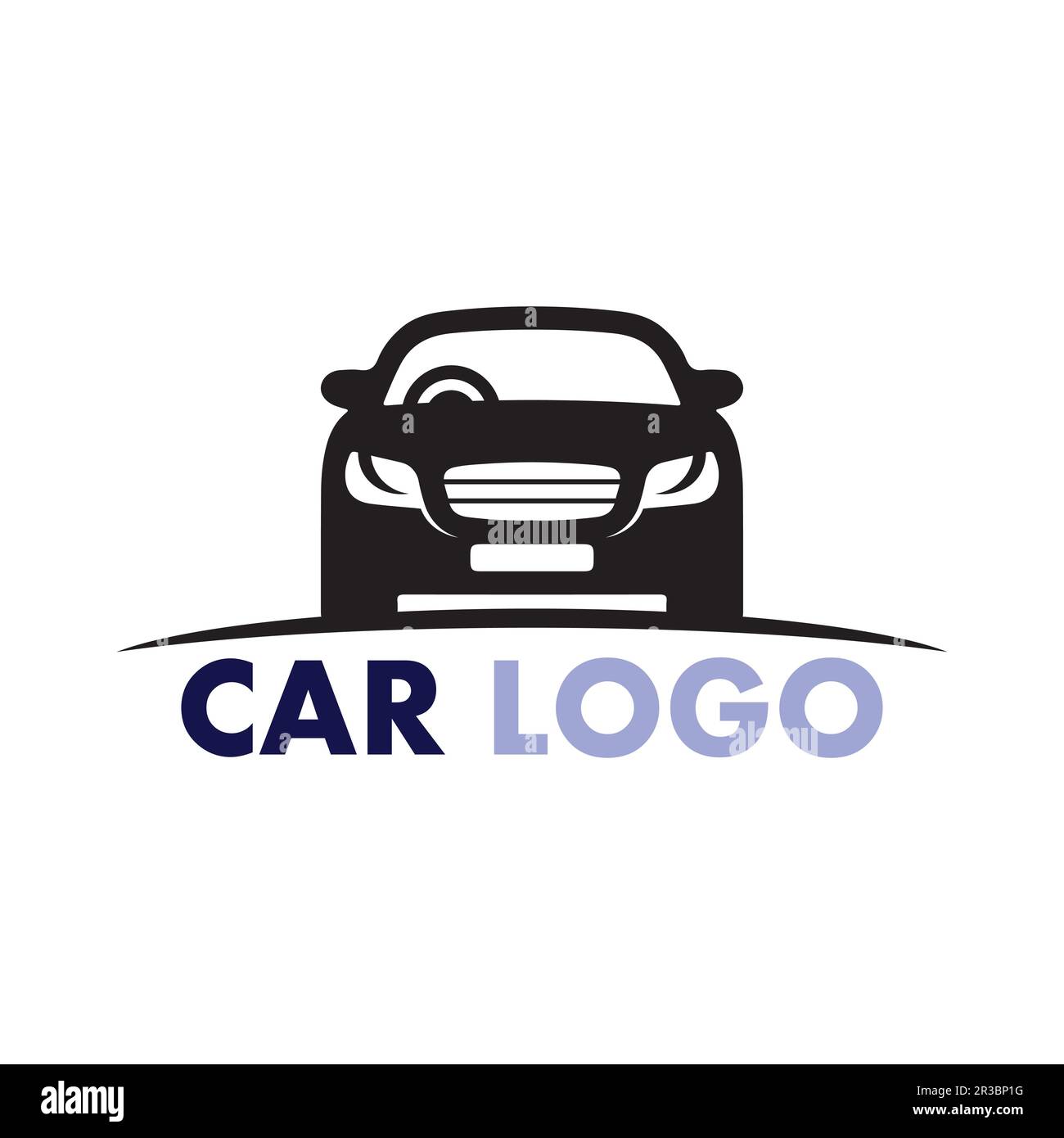 Auto car logo design with concept sports car vehicle icon silhouette ...