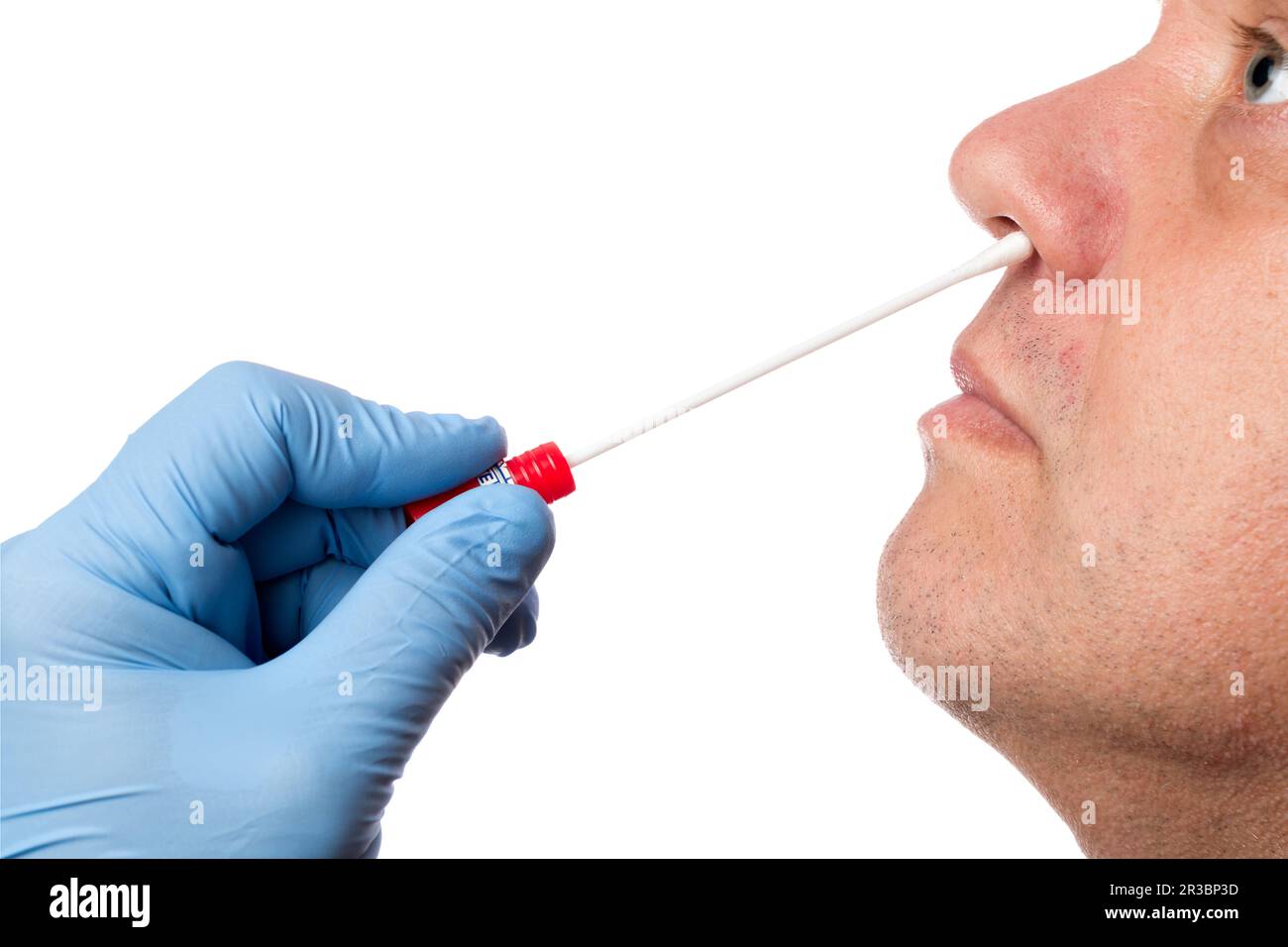 Nasal swab test hi-res stock photography and images - Alamy