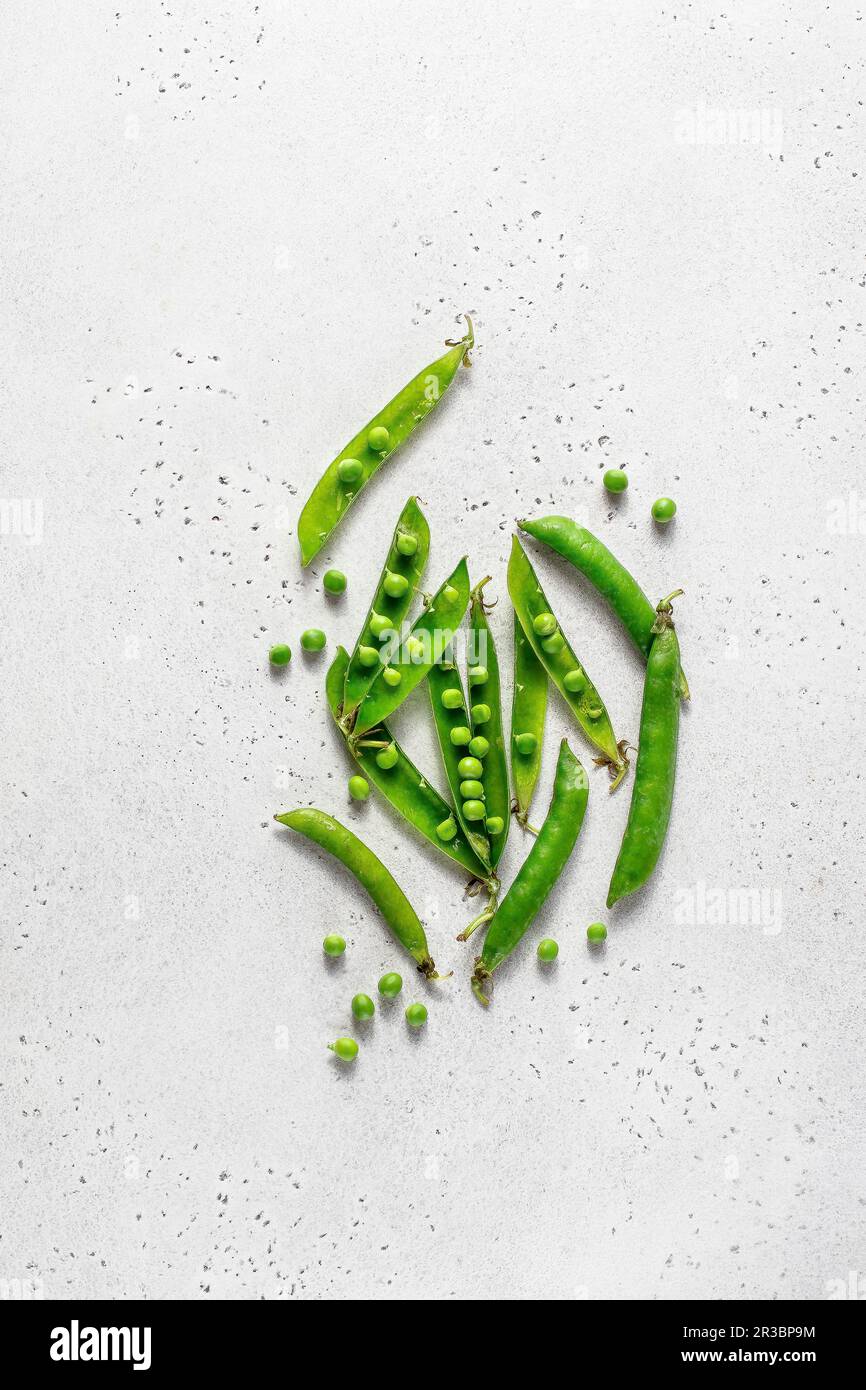 Peas cut out from above hi-res stock photography and images - Alamy