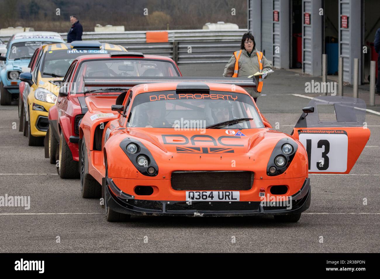 James Garner and Jack Cuttill in their 1988 Darrian T90 GTR at the ...