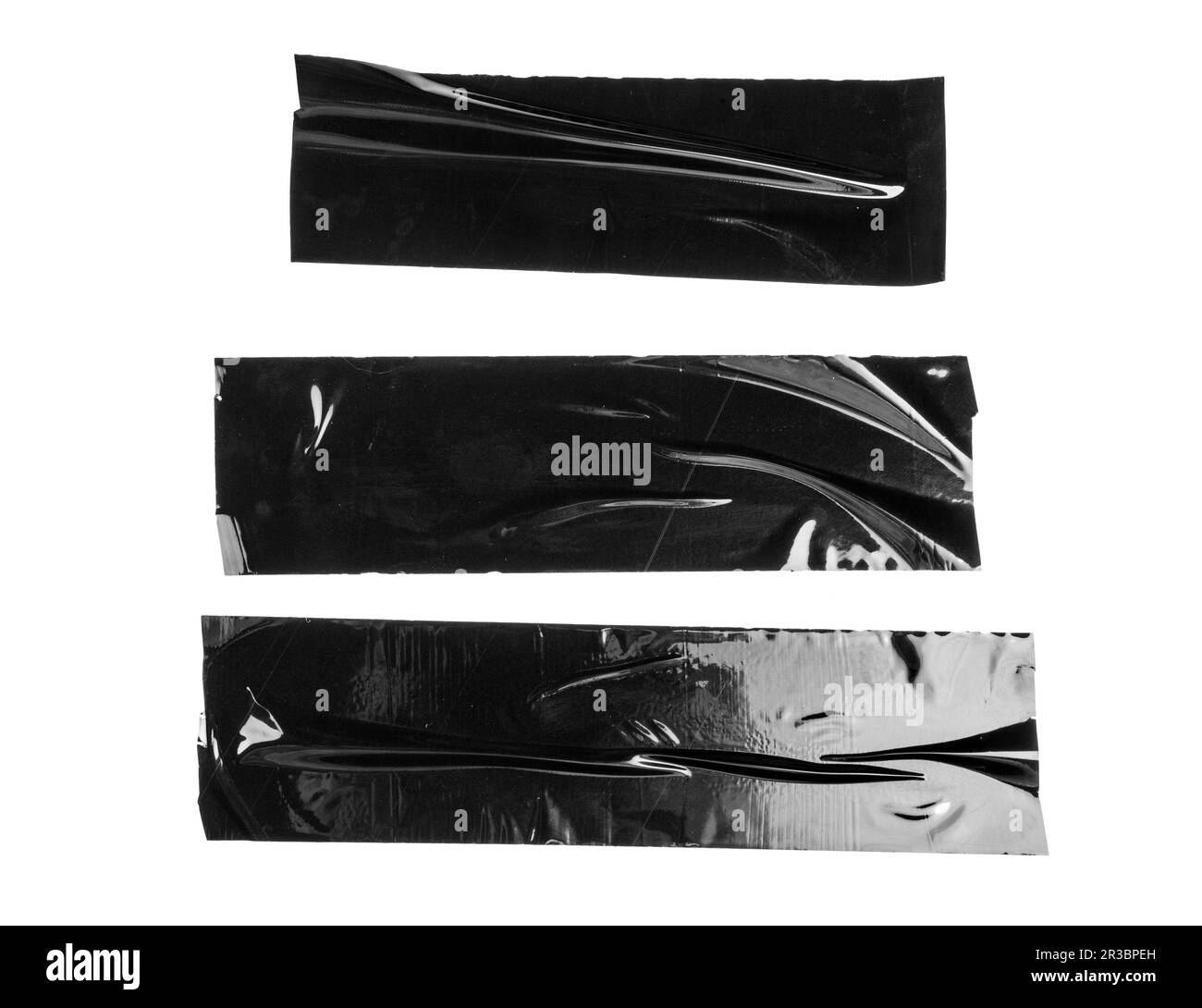 Black electrical tape isolated on white background Stock Photo - Alamy