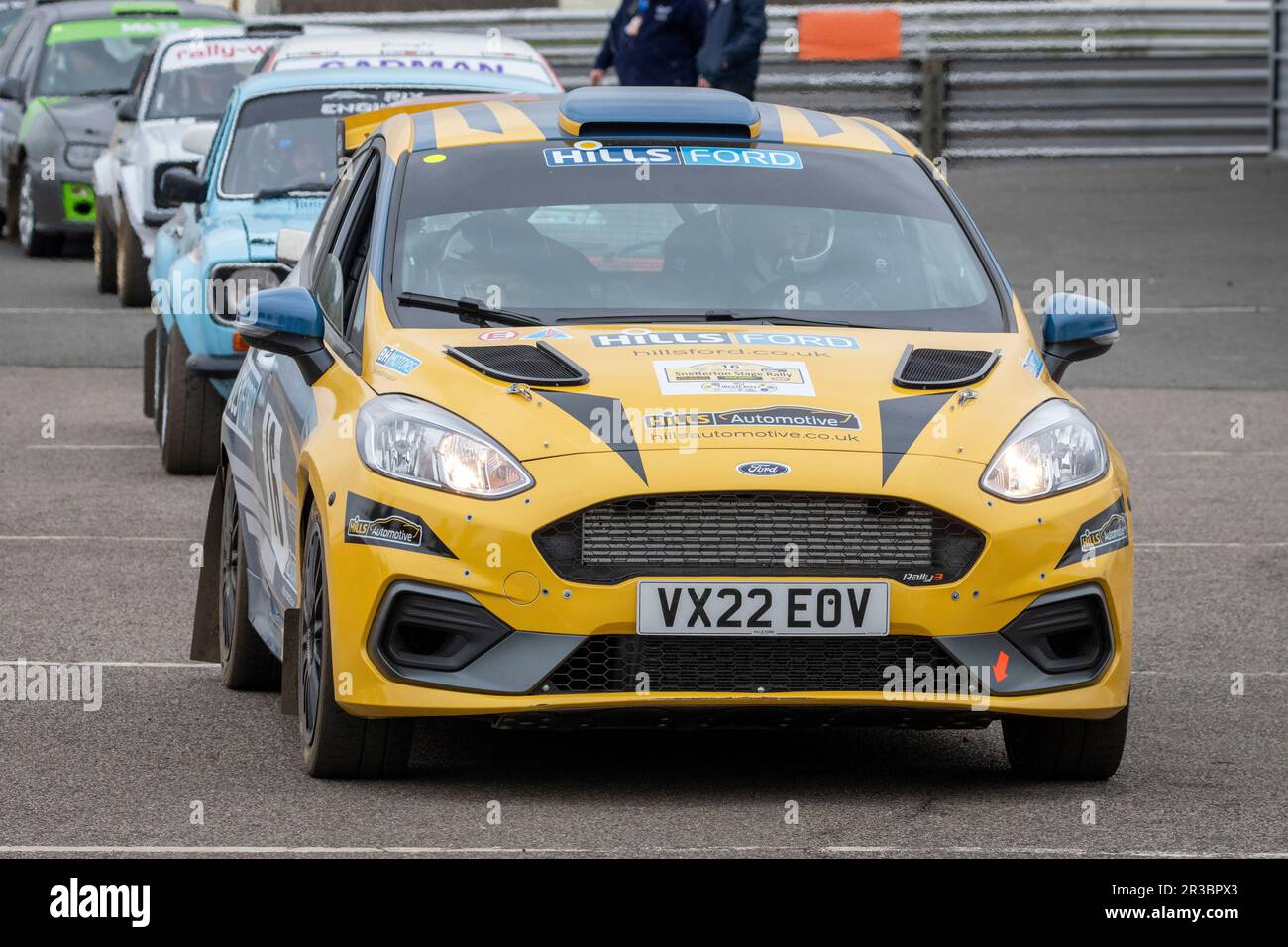 William Hill and Richard Morton Crozier in their 2022 Ford Fiesta Rally ...