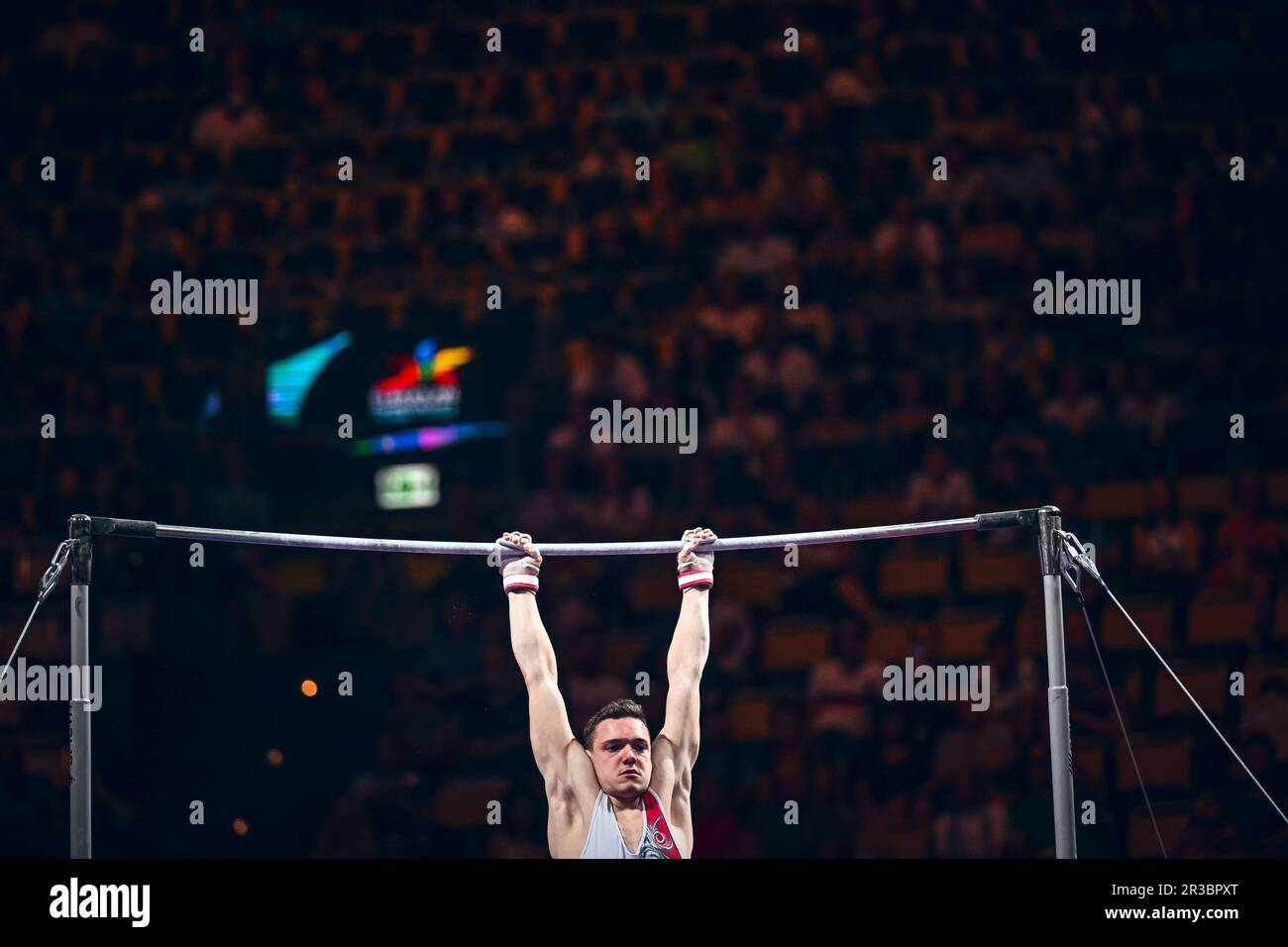 Noe Seifert participating in the 2022 Munich European Gymnastics ...