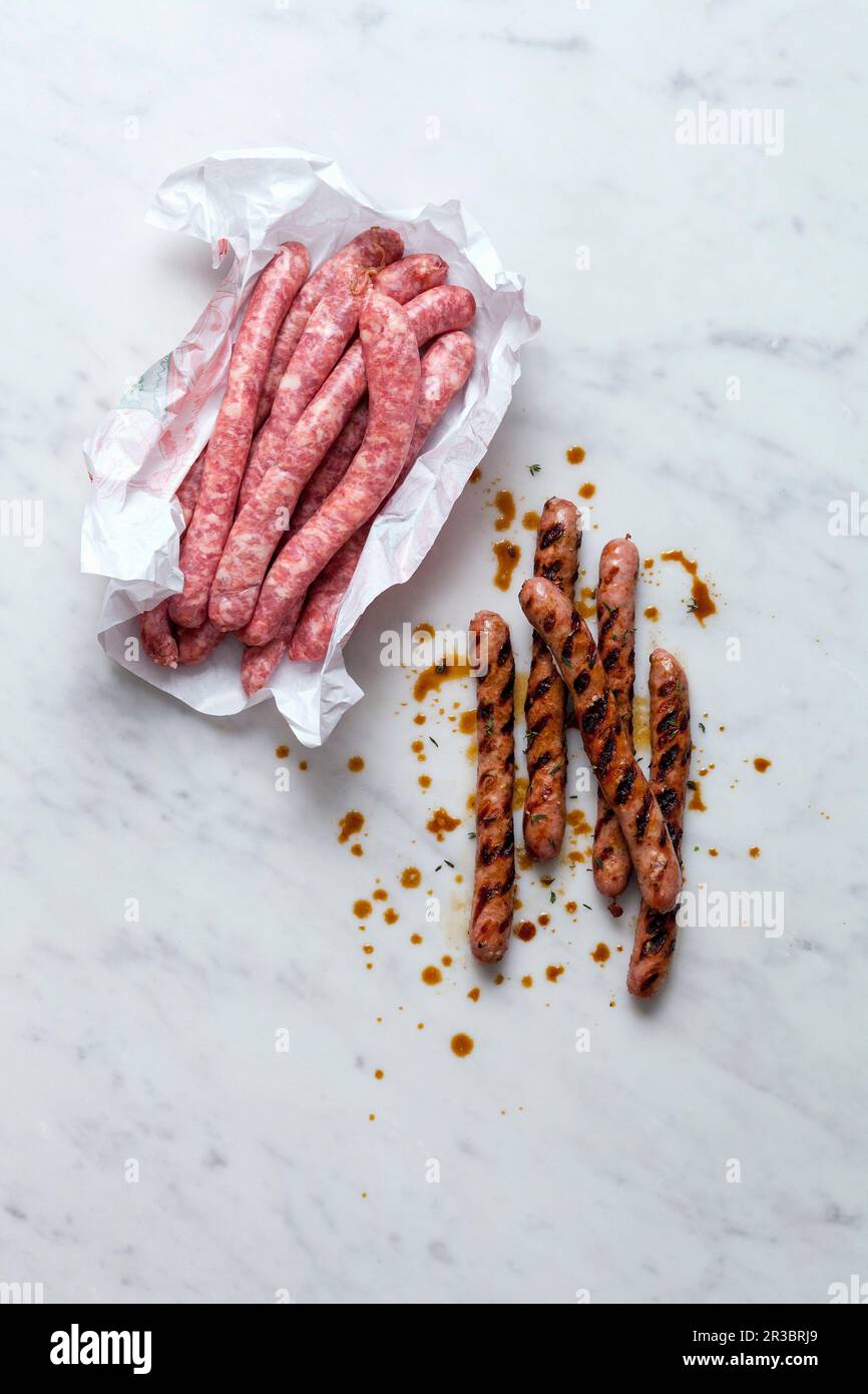 Chipolata sausage hi-res stock photography and images - Alamy