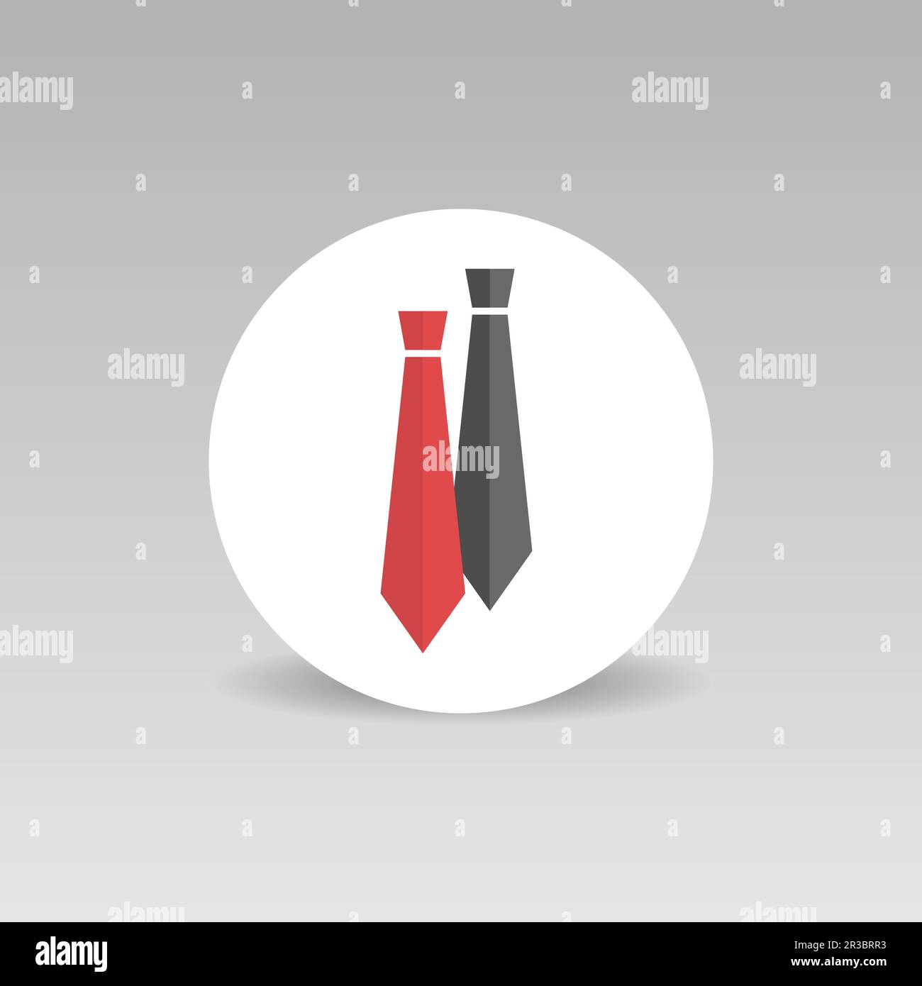 Tie store. Red and black ties vector icon Stock Vector Image & Art - Alamy