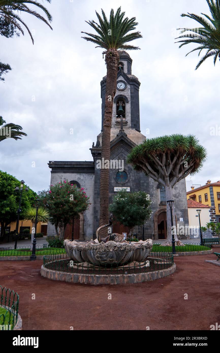 Puerto de la Cruz, Tenerife, Spain - december 20th 2021 - Building ...