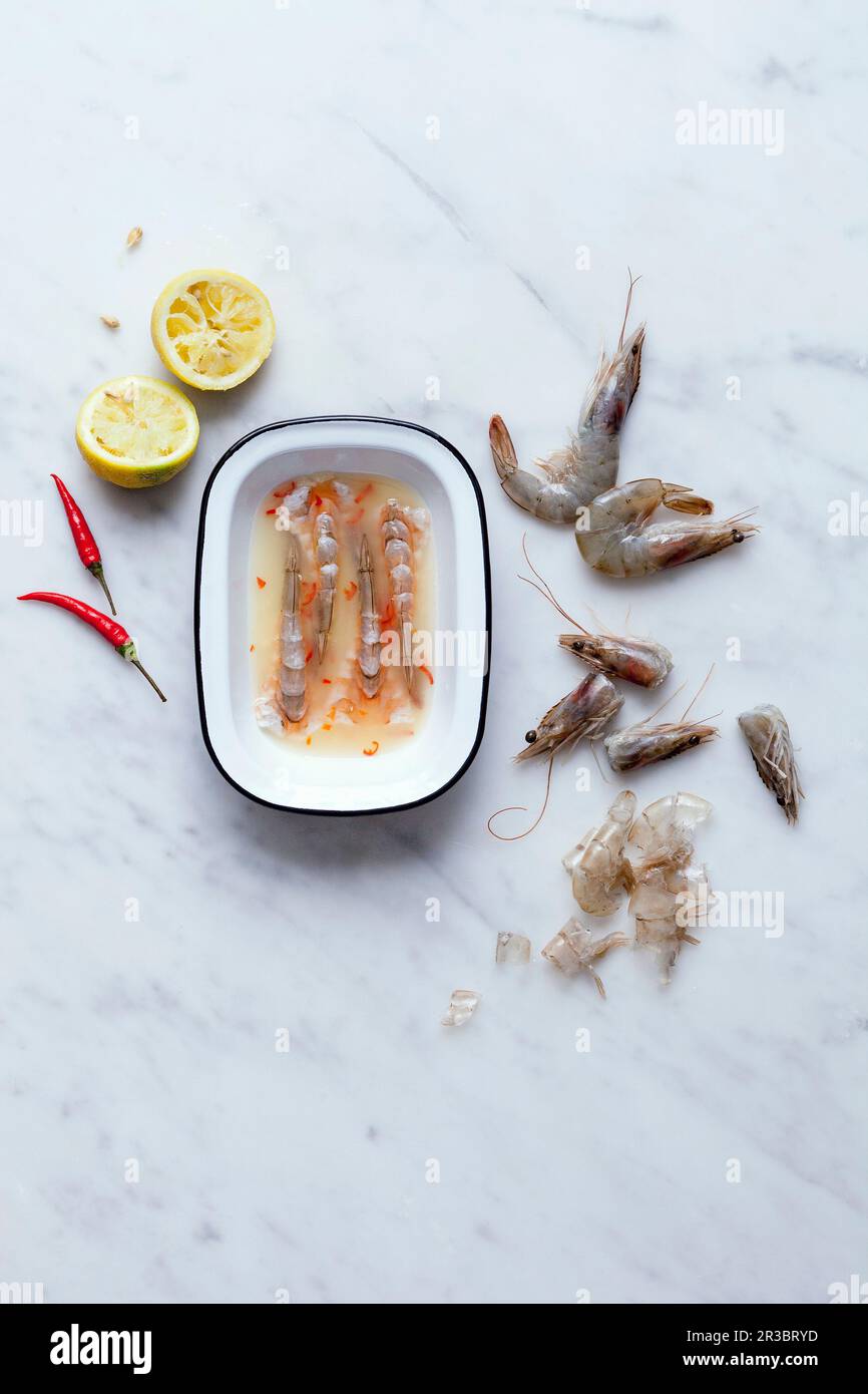Prawn carpaccio hi-res stock photography and images - Alamy