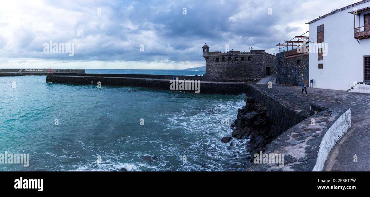Puerto de la Cruz, Tenerife, Spain - december 20th 2021 - Building ...