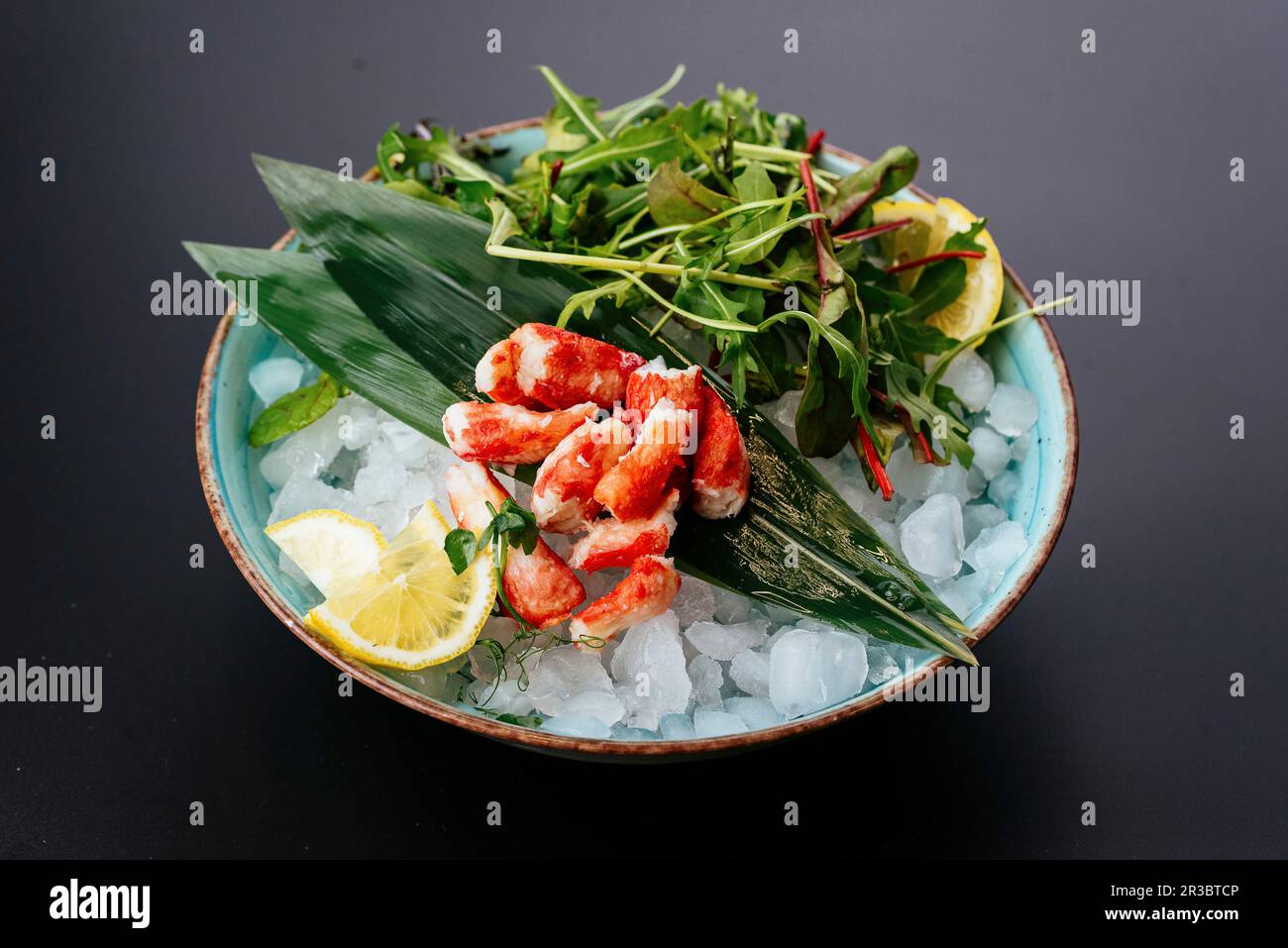 King crab sashimi Stock Photo - Alamy