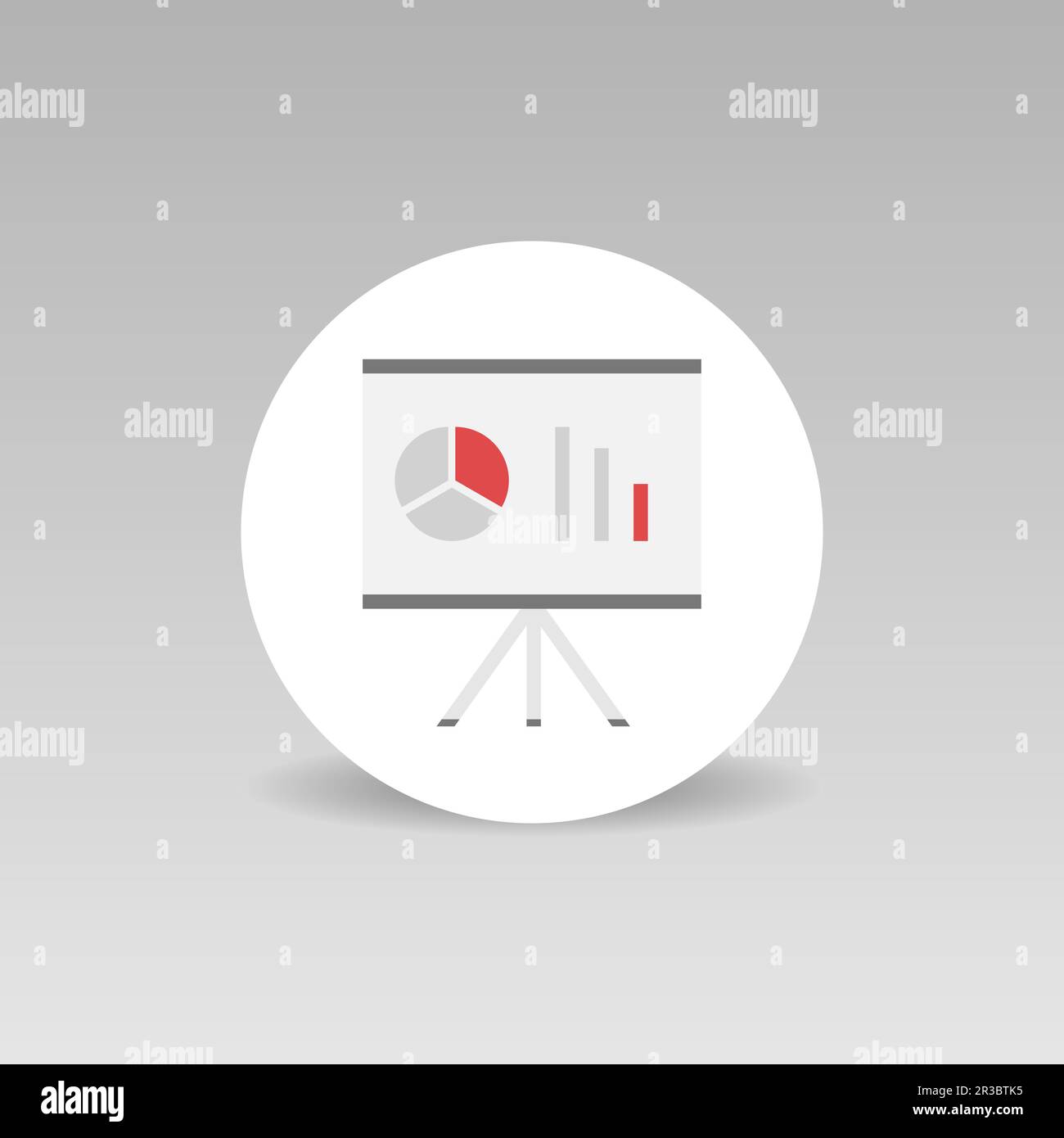 Unsatisfactory annual report vector round icon audit concept Stock ...