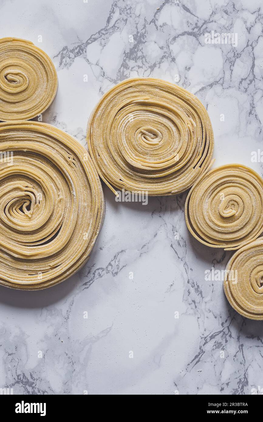 Pasta swirls hi-res stock photography and images - Alamy