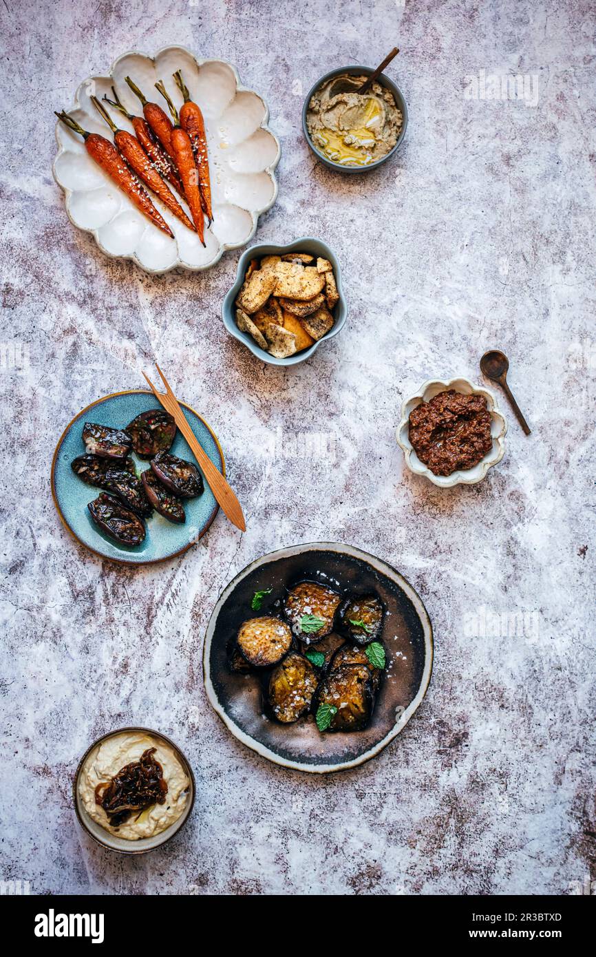 Selection of starters hi-res stock photography and images - Alamy