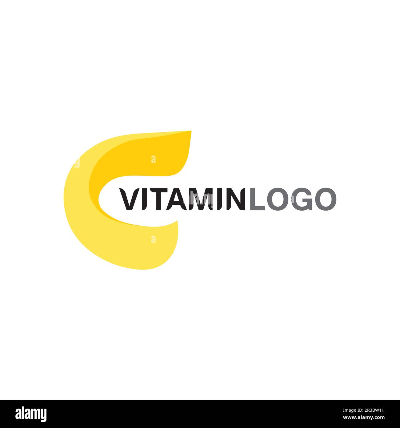 vitamin c logo vector design vector icon health nutrition Stock Vector ...