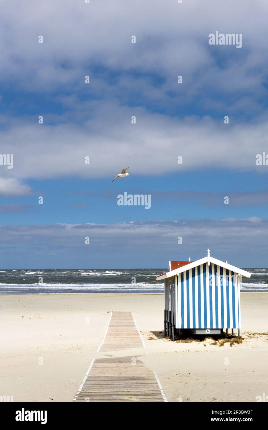 Beach Sea; Rocket float tower Stock Photo - Alamy