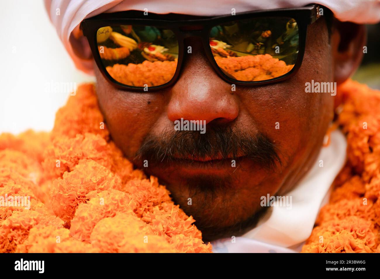 Kathmandu, Nepal. 23rd May, 2023. A British army Hari Budha Magar who ...