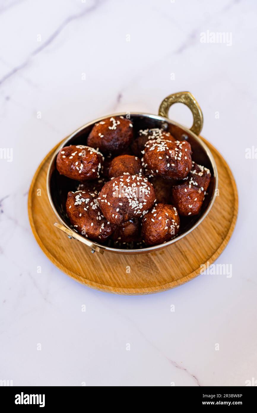 Luqaimat are sweet dumplings served mostly in the holy month of ramadan ...