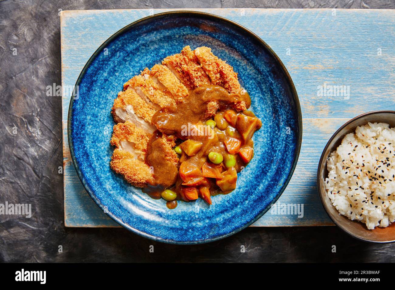 Chicken Katsu with Rice (Japan Stock Photo - Alamy