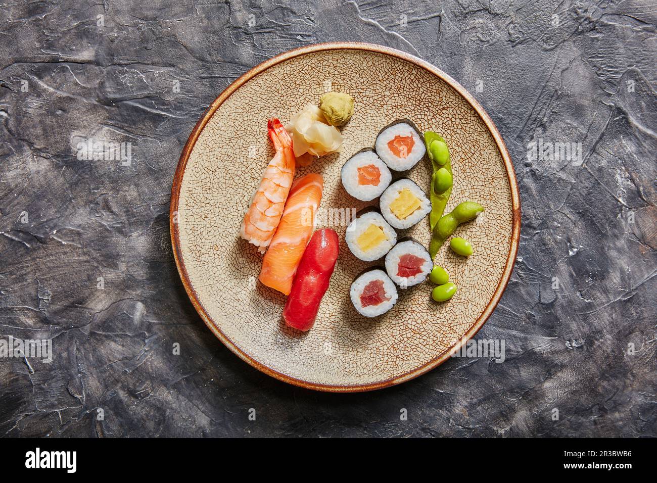 Sushi platter (Japan Stock Photo - Alamy