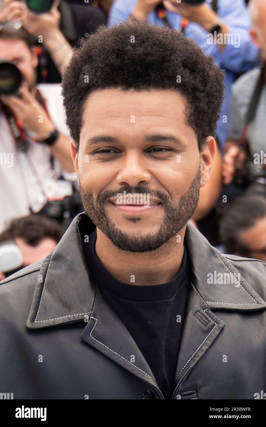 Abel Tesfaye a.k.a. The Weeknd poses for photographers at the photo ...