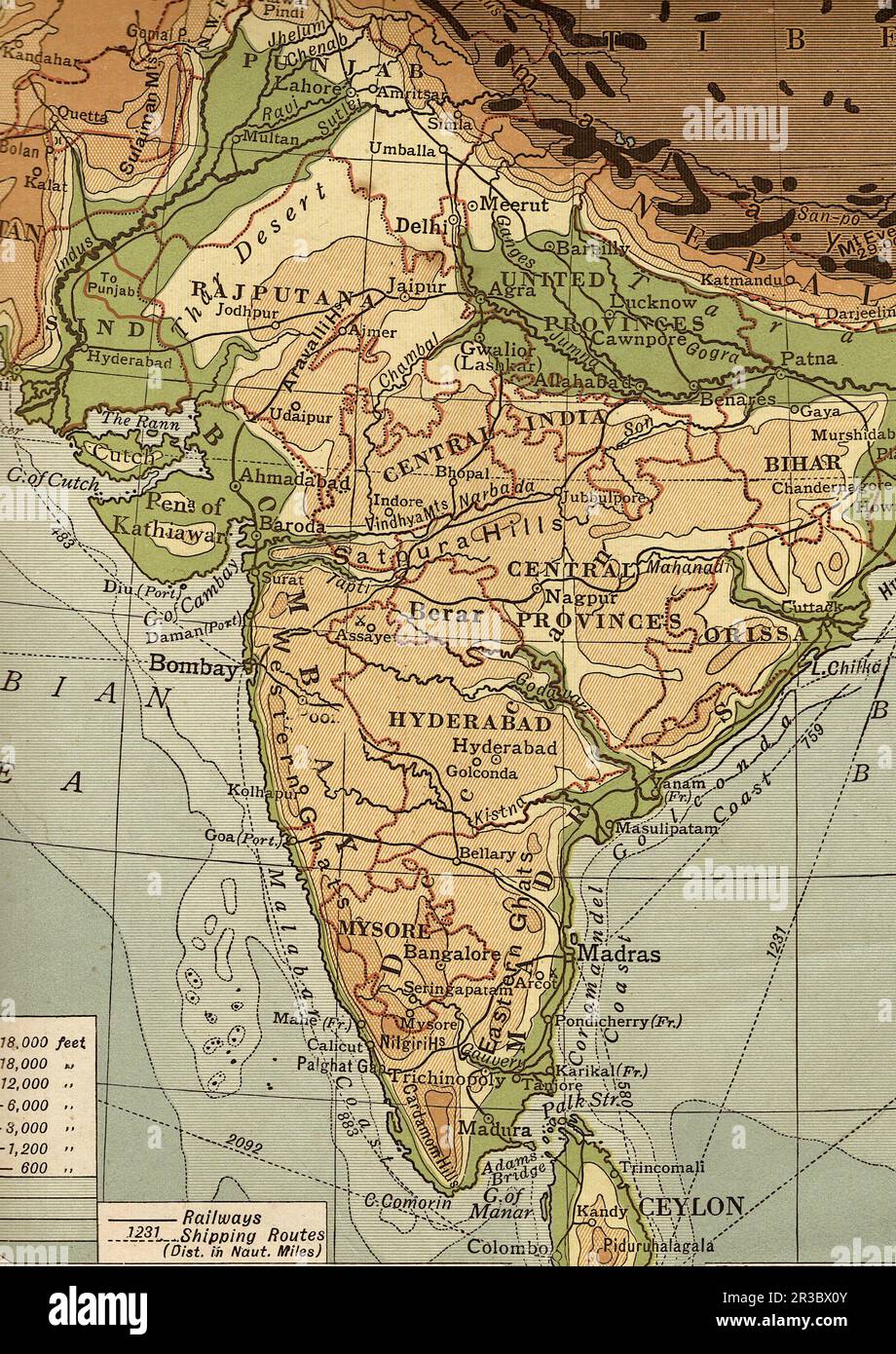 Geographical Map Of India Hd Images