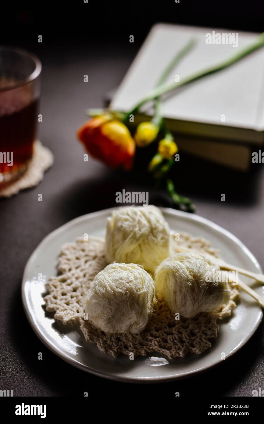 Dragon’s beard candy hi-res stock photography and images - Alamy