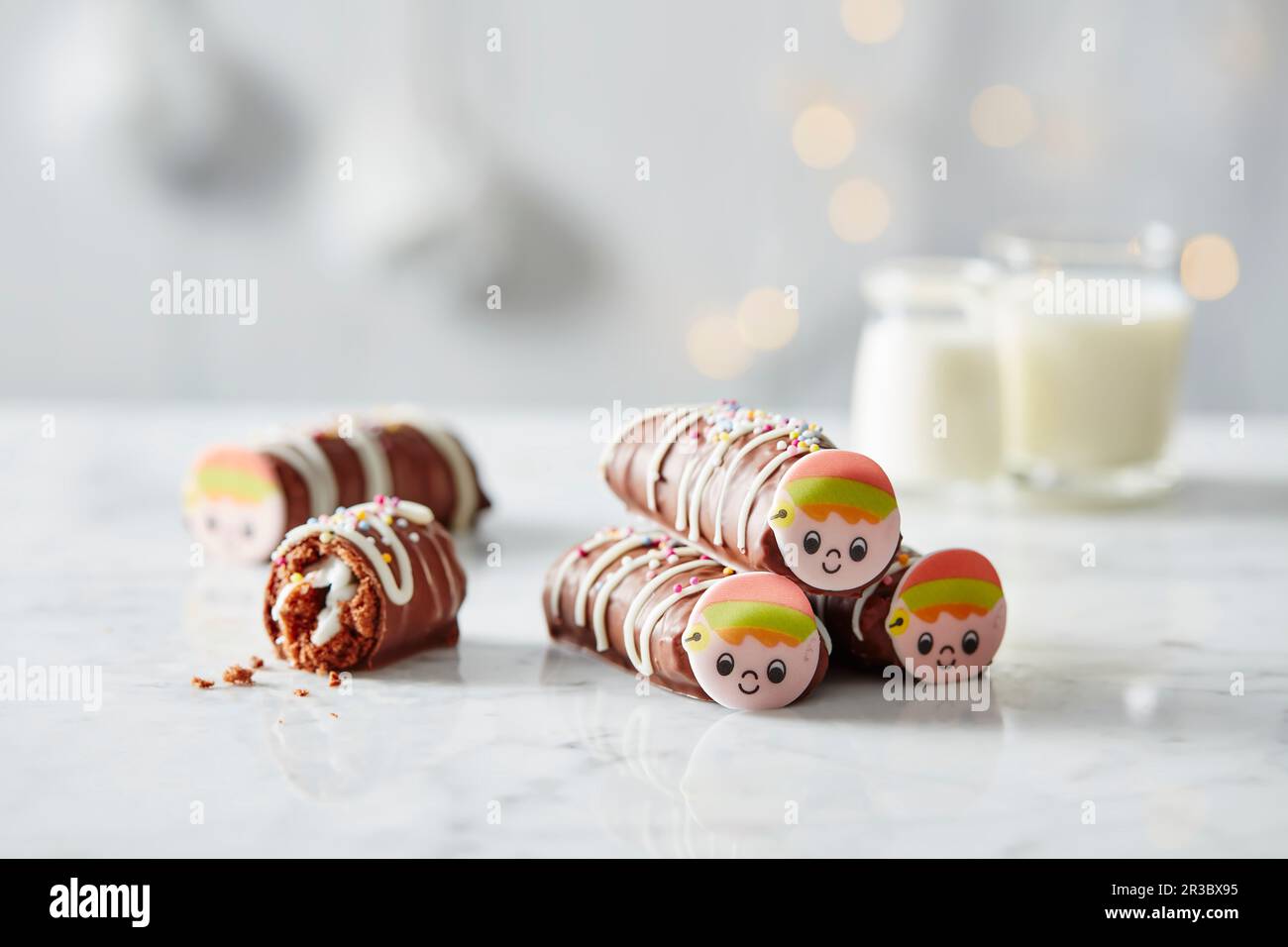 Mini rolls for kids Stock Photo - Alamy