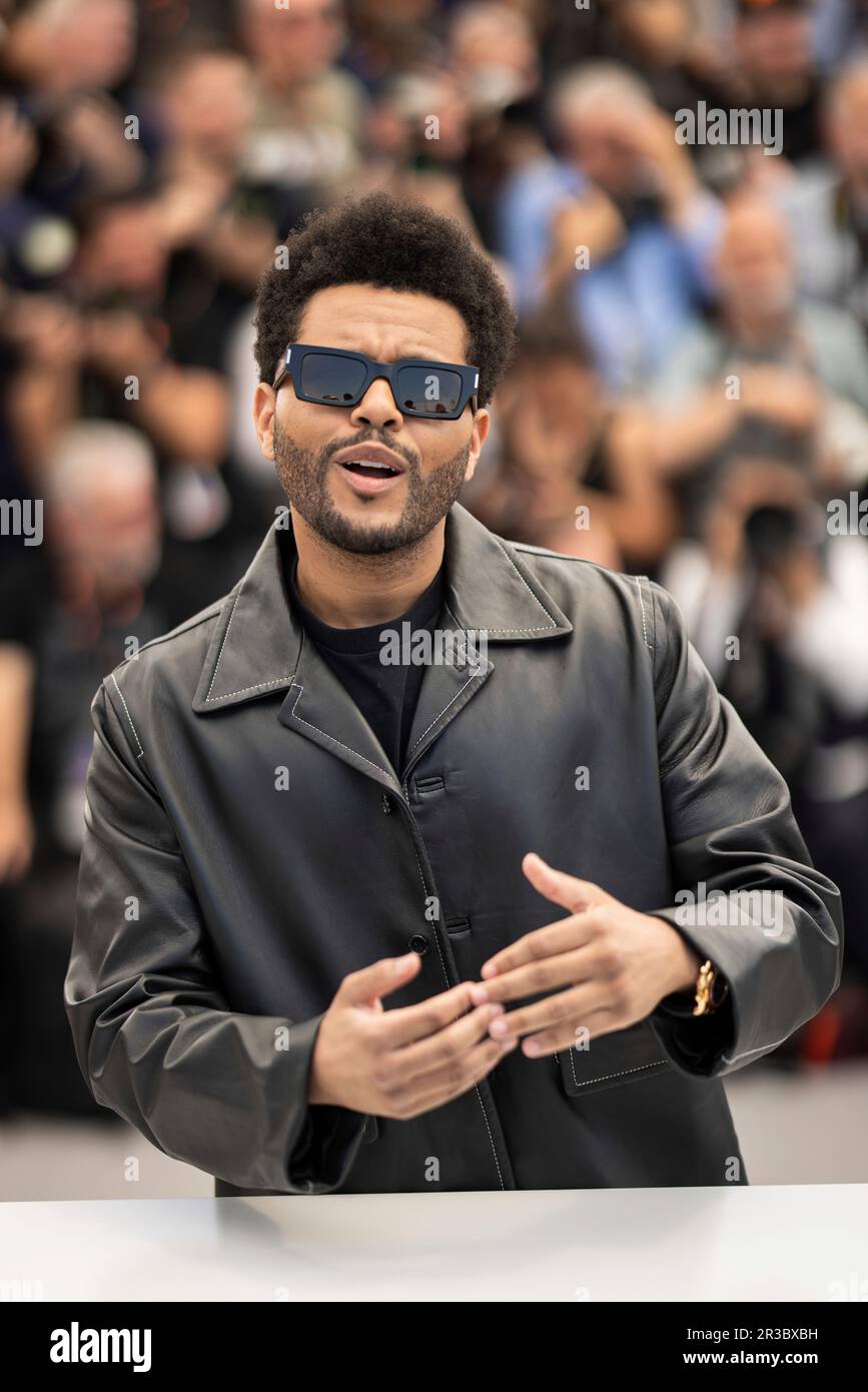 Abel Tesfaye a.k.a. The Weeknd poses for photographers at the photo ...